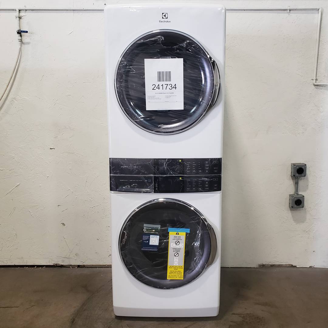 27 in. Electrolux Full Size Gas Stack Unit White - ELTG7600AW - B & B ...