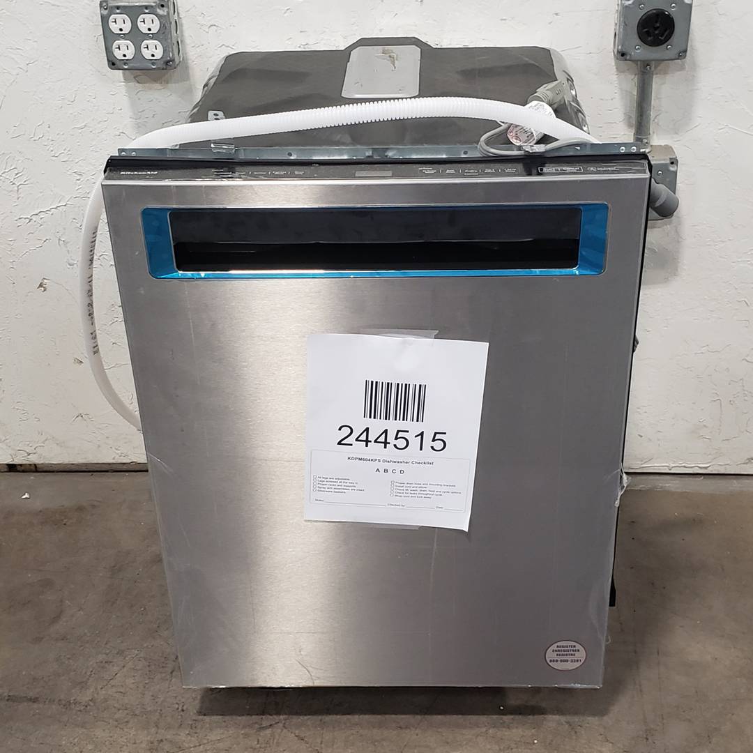 KitchenAid Hidden Control Dishwasher Stainless-Steel - KDPM604KPS - B ...