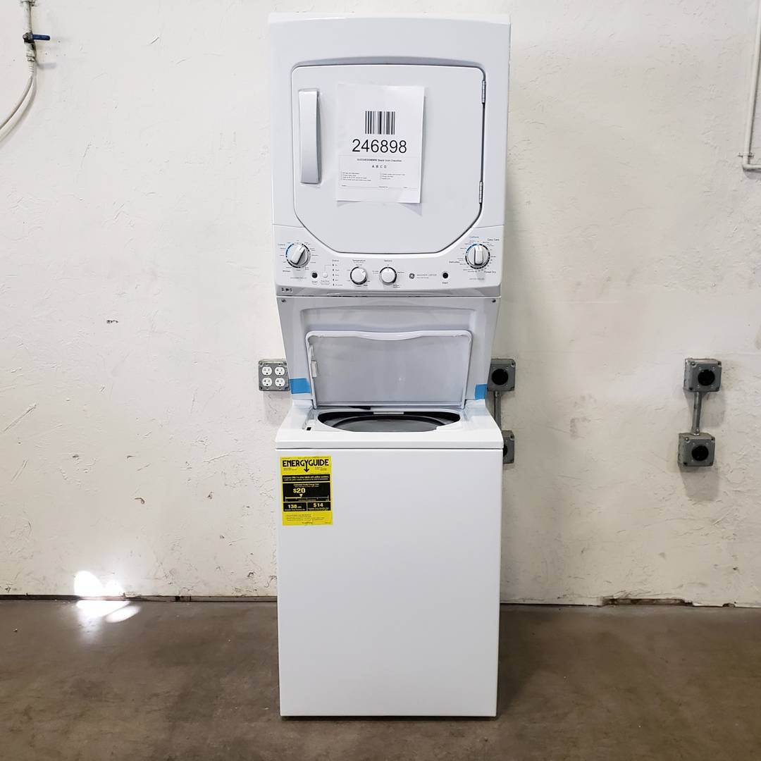 24 in. GE Compact Electric Stack Unit White - GUD24ESSMWW - B & B ...